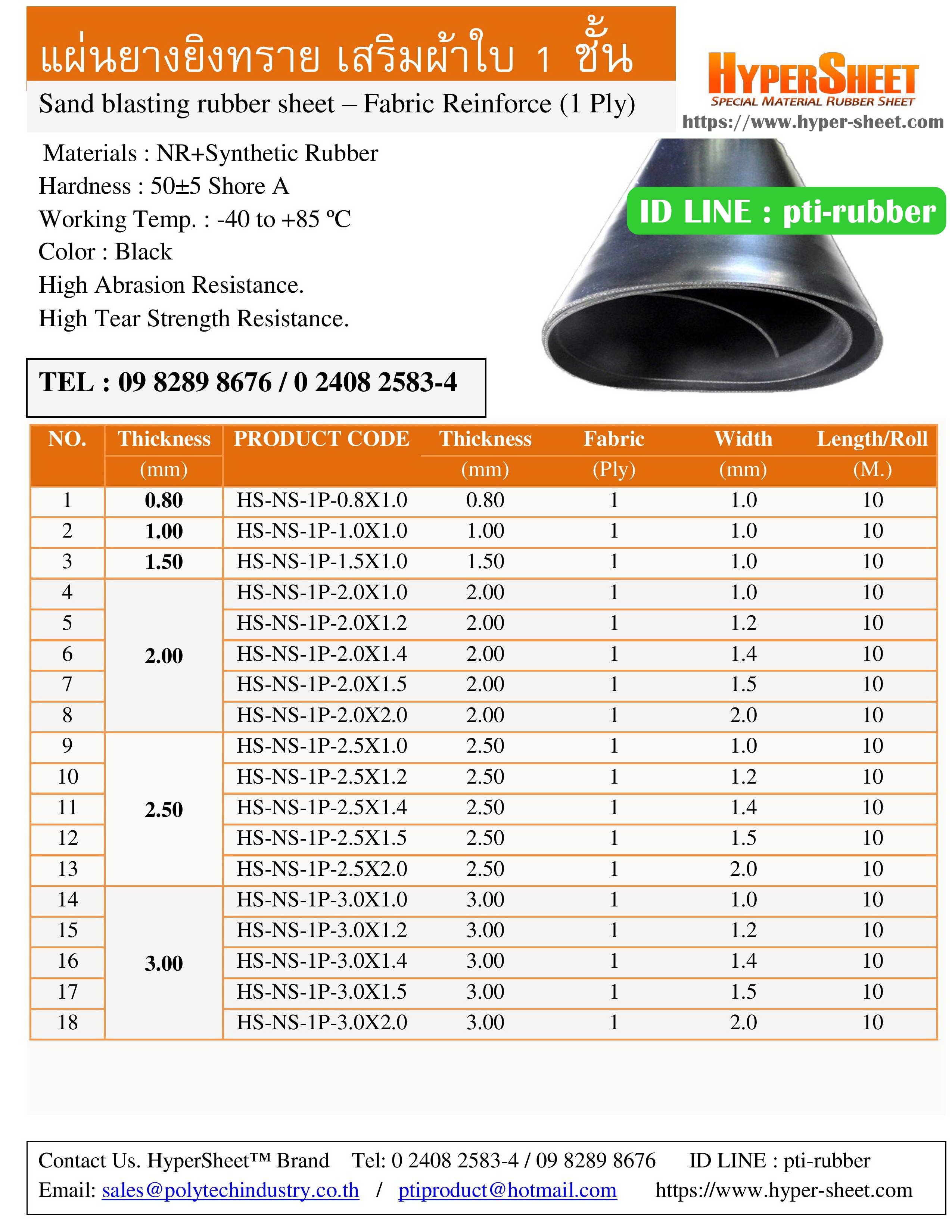 HyperSheet เราช่วยคุณเลือกแผ่นยางที่ดีที่สุดให้เหมาะกับการใช้งานของคุณ ...